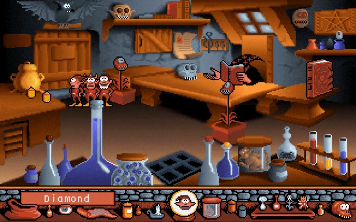 Inside the Wizard's House, Part 1 - Gobliiins Walkthrough