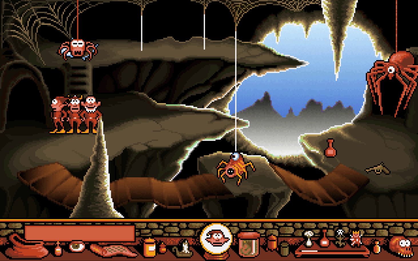 The Spider Cave - Gobliiins Walkthrough