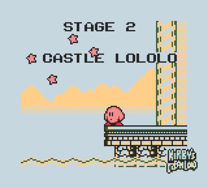 Extra Game Stage 2: Castle Lololo - Kirby's Dream Land Walkthrough
