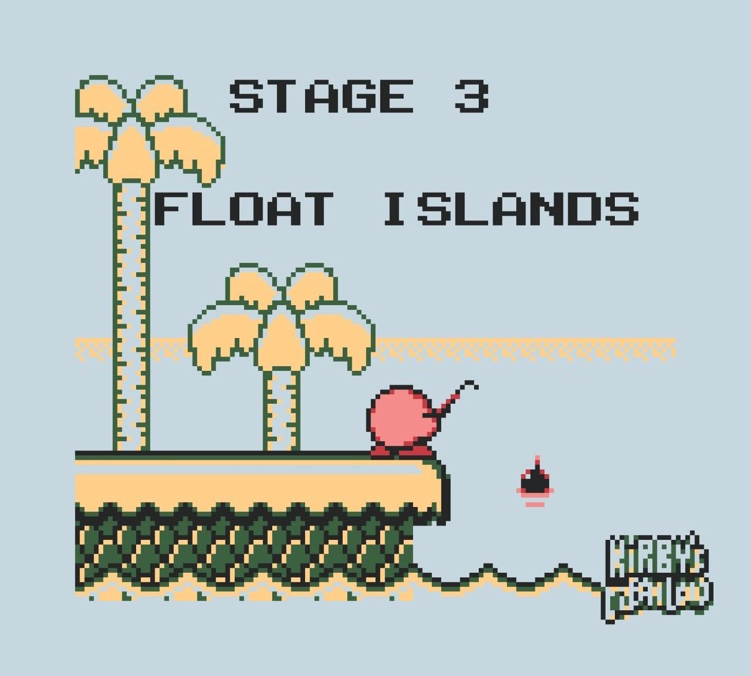 Stage 3: Float Islands - Kirby's Dream Land Walkthrough