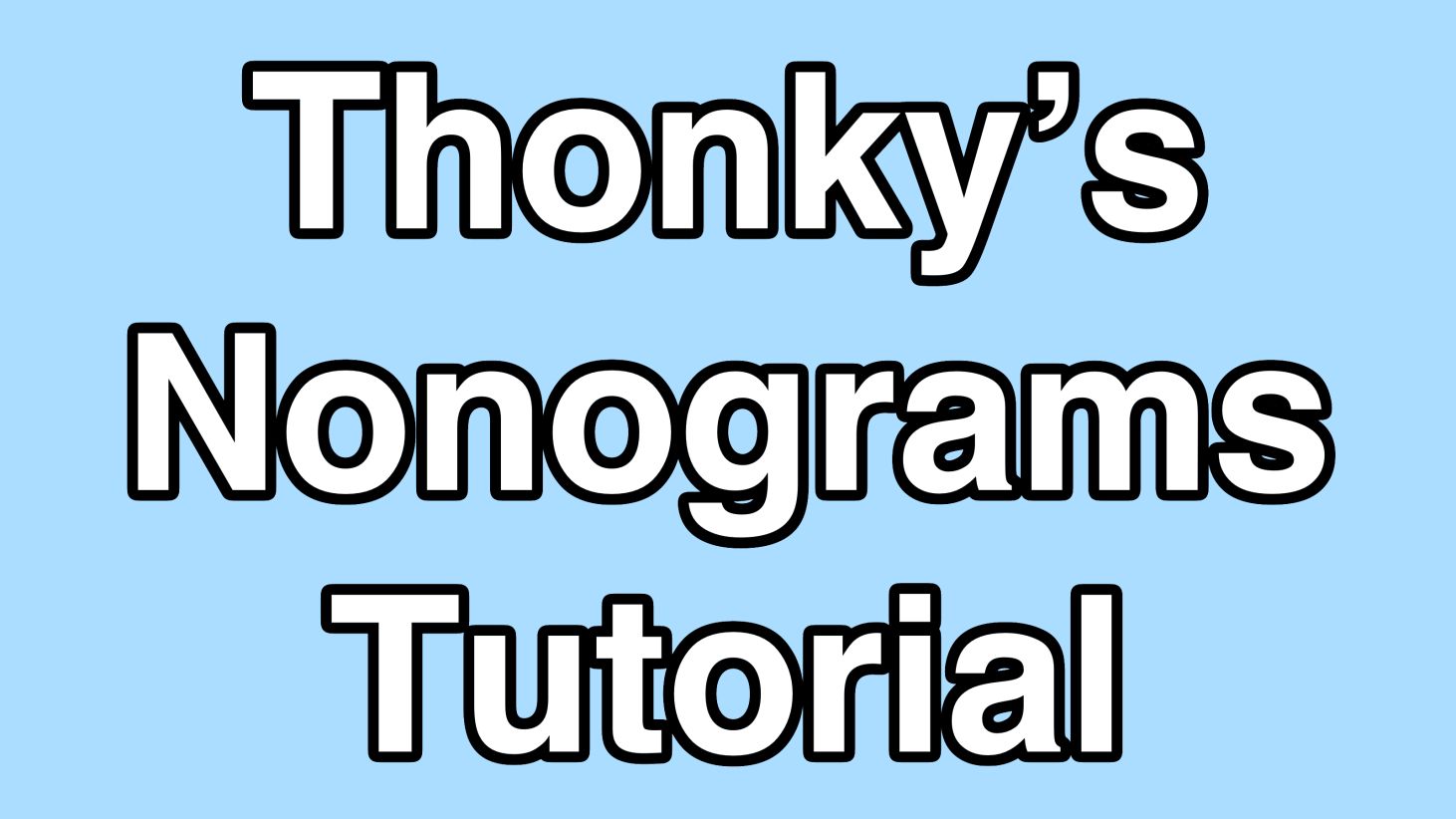 Nonograms Tutorial - Thonky.com