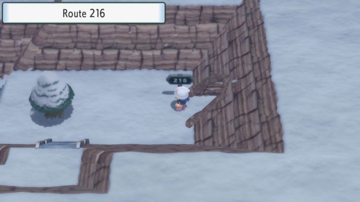 Route 216 - Pokémon Brilliant Diamond and Shining Pearl Walkthrough