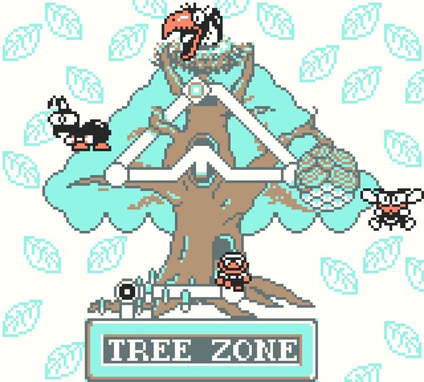 Tree Trunk Stage - Super Mario Land 2: 6 Golden Coins Walkthrough