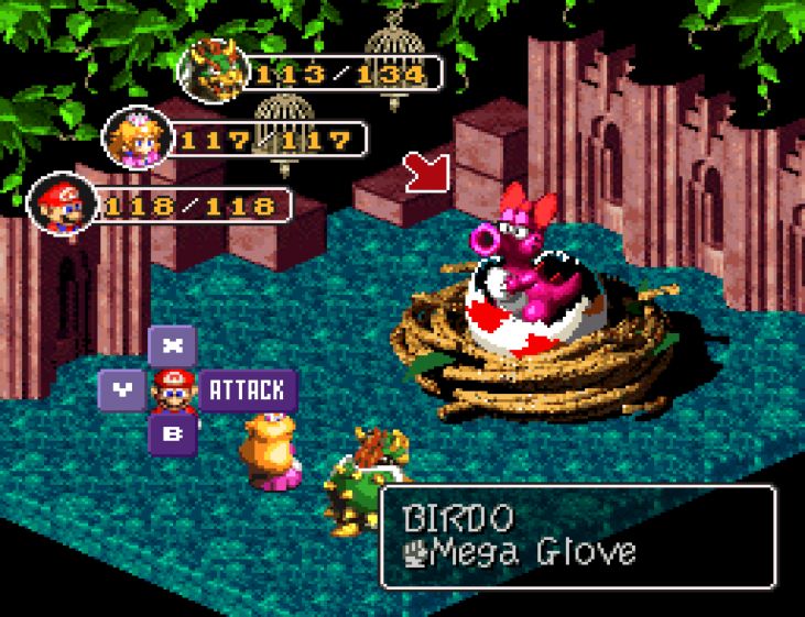 Birdo Boss Battle - Super Mario RPG Walkthrough and Guide