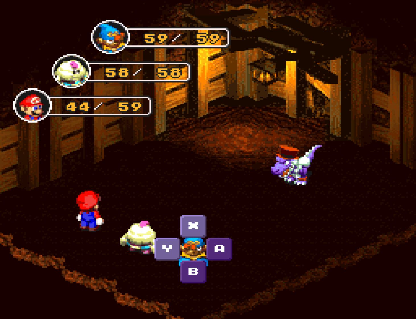 Croco in Moleville Mines - Super Mario RPG Walkthrough and Guide