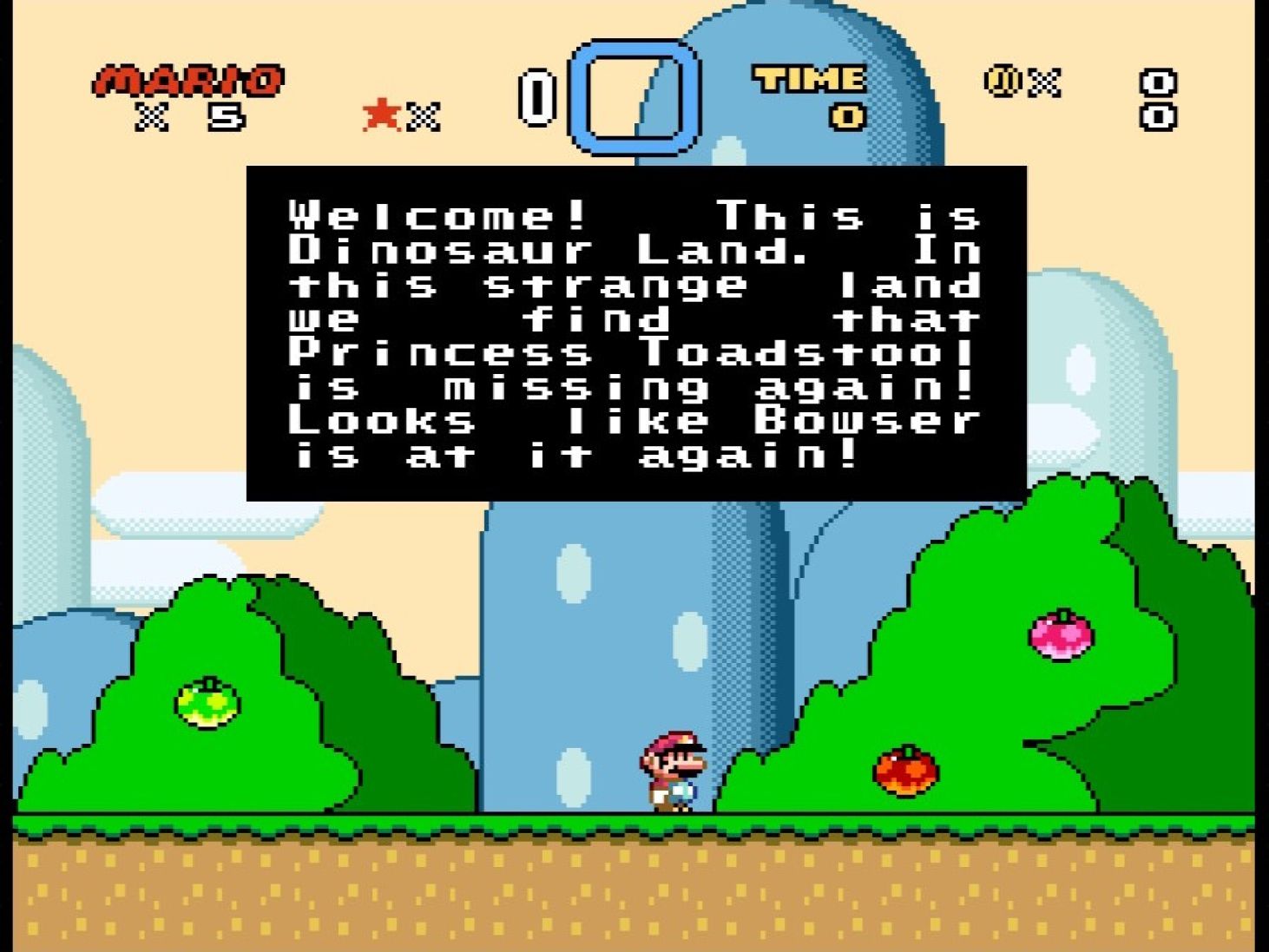Beginning the Game - Super Mario World Walkthrough