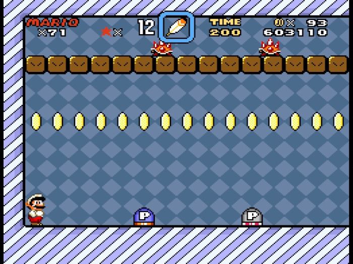 Blue Switch Palace - Super Mario World Walkthrough