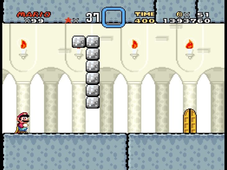Bowser's Castle Front Door - Super Mario World Walkthrough