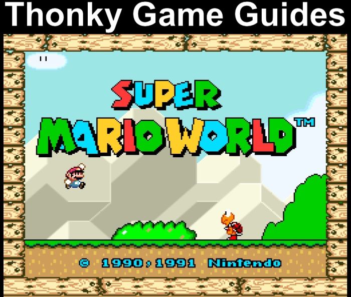 Super Mario World Walkthrough - Thonky Game Guides