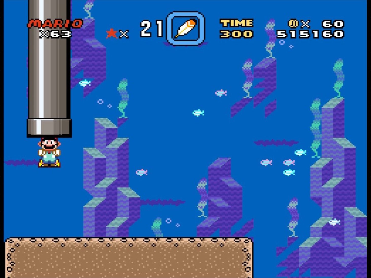 Soda Lake - Super Mario World Walkthrough