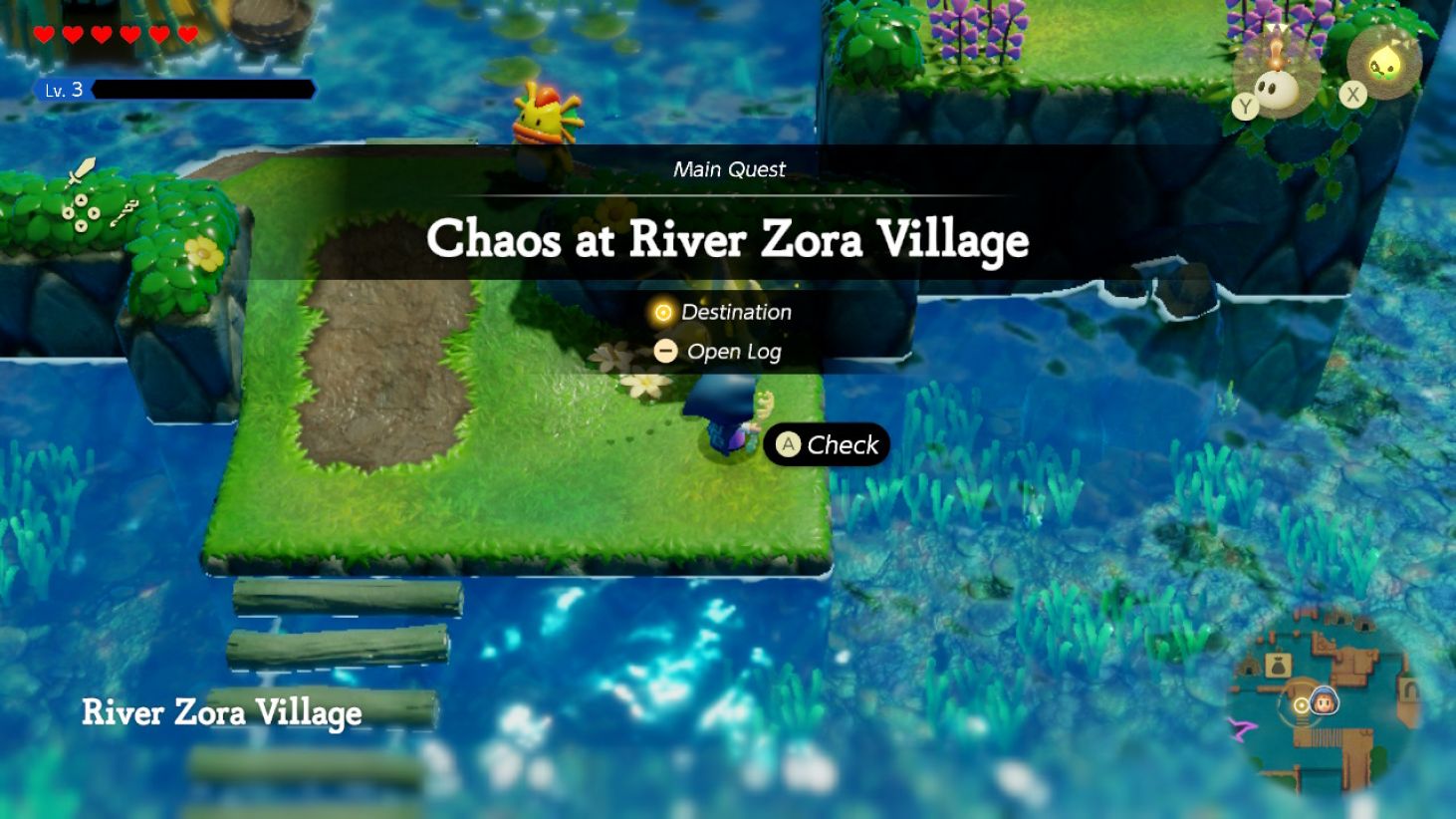 Chaos at River Zora Village - The Legend of Zelda: Echoes of Wisdom Guide