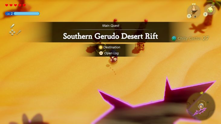 Southern Gerudo Desert Rift - The Legend of Zelda: Echoes of Wisdom Guide