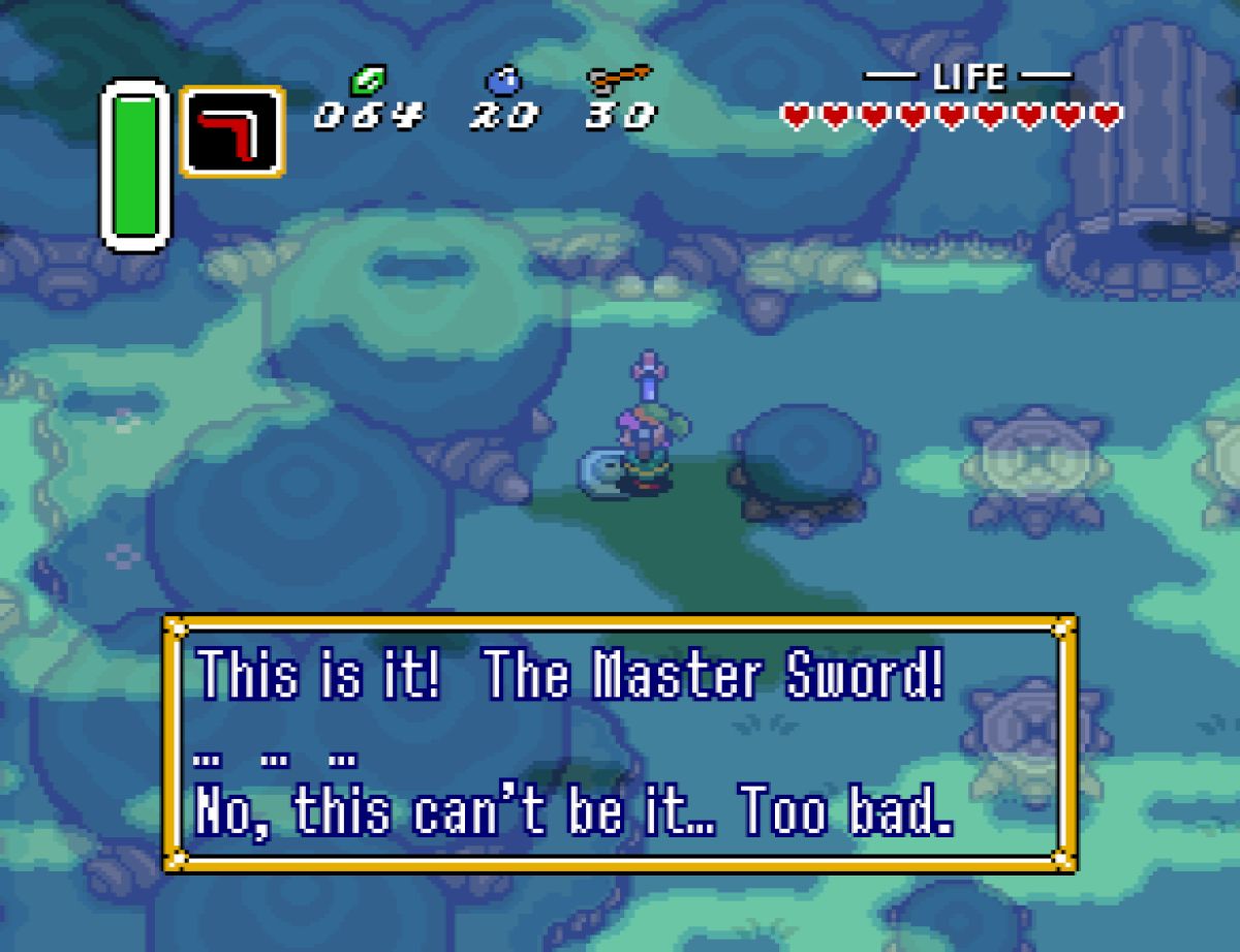 Master Sword Link To The Past