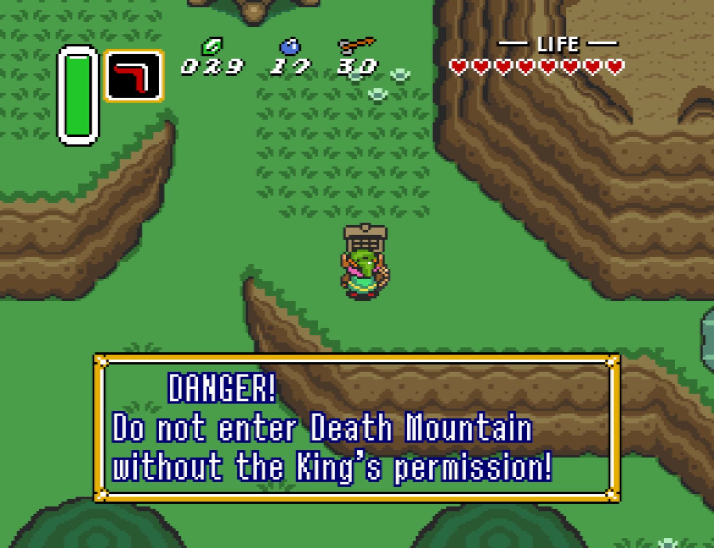 Up the Mountain - The Legend of Zelda: A Link to the Past Walkthrough