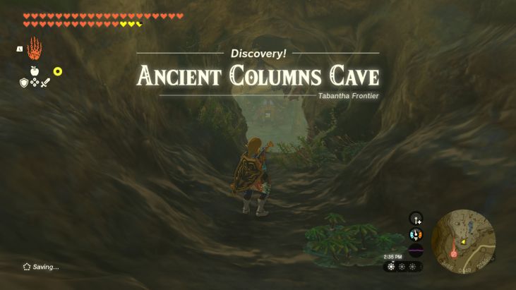 Ancient Columns Cave - The Legend of Zelda: Tears of the Kingdom Guide