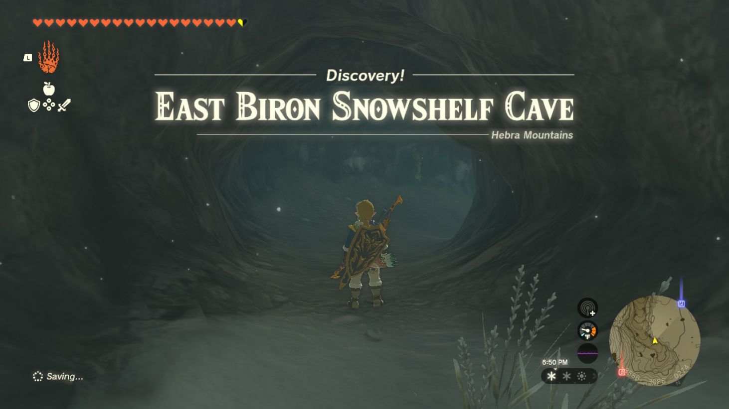 East Biron Snowshelf Cave - The Legend of Zelda: Tears of the Kingdom Guide
