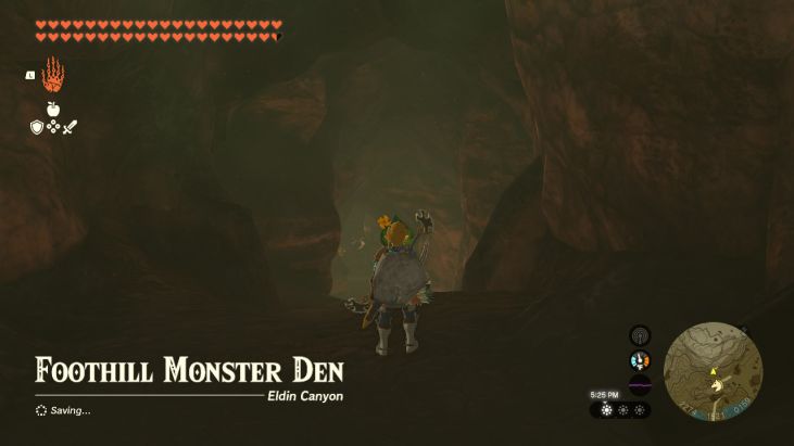 Foothill Monster Den - The Legend of Zelda: Tears of the Kingdom Guide