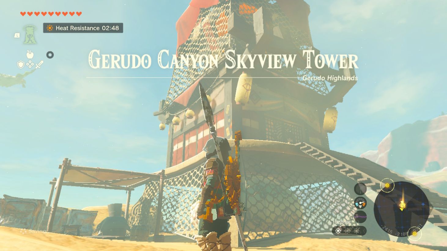 Gerudo Canyon Skyview Tower - The Legend of Zelda: Tears of the Kingdom ...