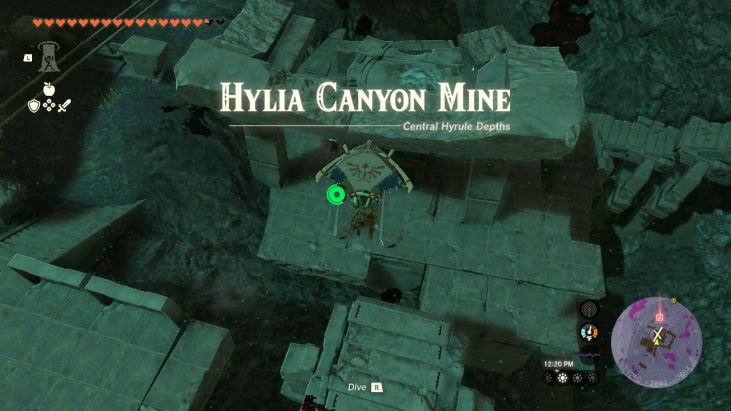 Hylia Canyon Mine - The Legend of Zelda: Tears of the Kingdom Guide