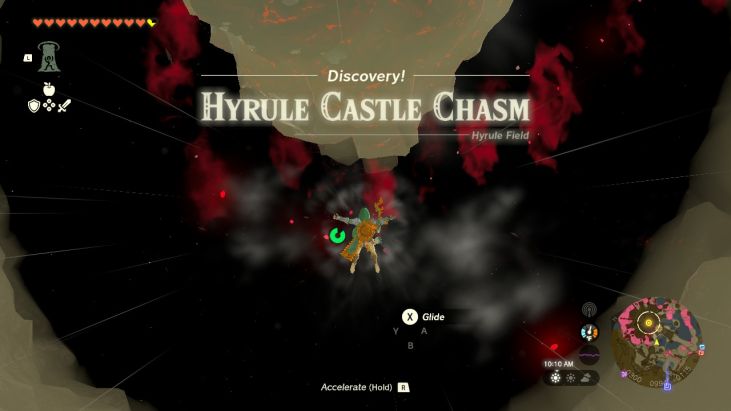 Hyrule Castle Chasm - The Legend of Zelda: Tears of the Kingdom Guide