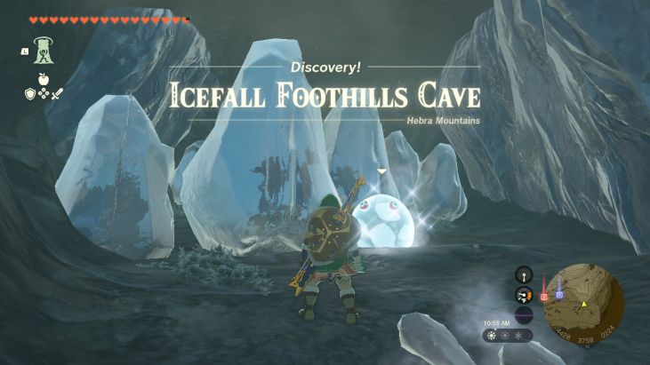 Icefall Foothills Cave - The Legend of Zelda: Tears of the Kingdom Guide