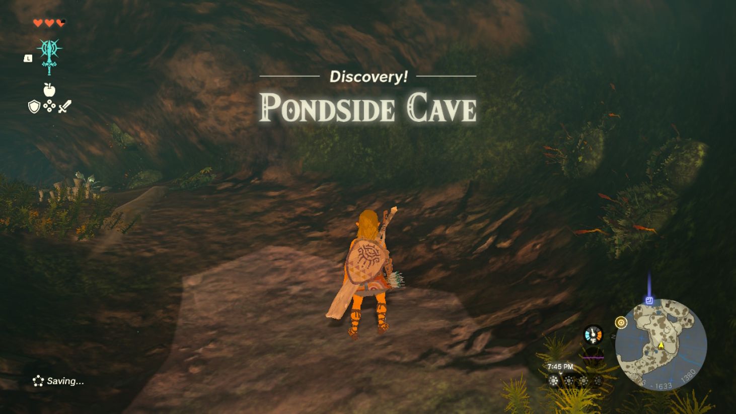 Pondside Cave - The Legend of Zelda: Tears of the Kingdom Guide
