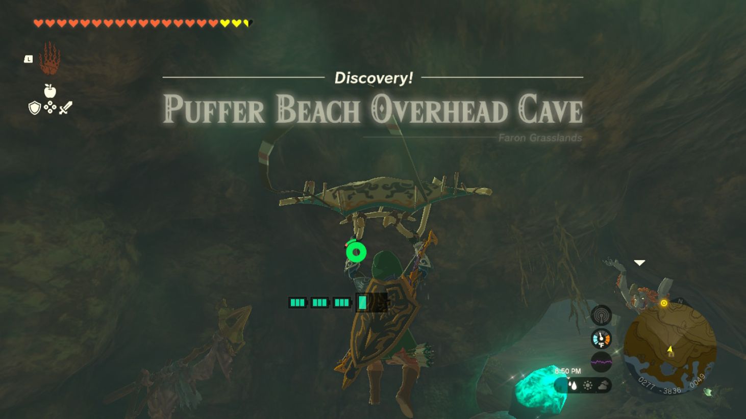 Puffer Beach Overhead Cave - The Legend of Zelda: Tears of the Kingdom ...