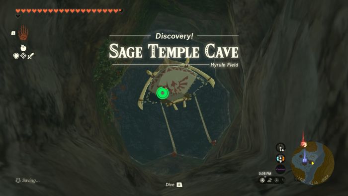 Sage Temple Cave - The Legend of Zelda: Tears of the Kingdom Guide