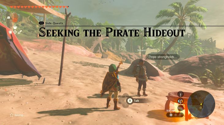 Seeking the Pirate Hideout - The Legend of Zelda: Tears of the Kingdom ...