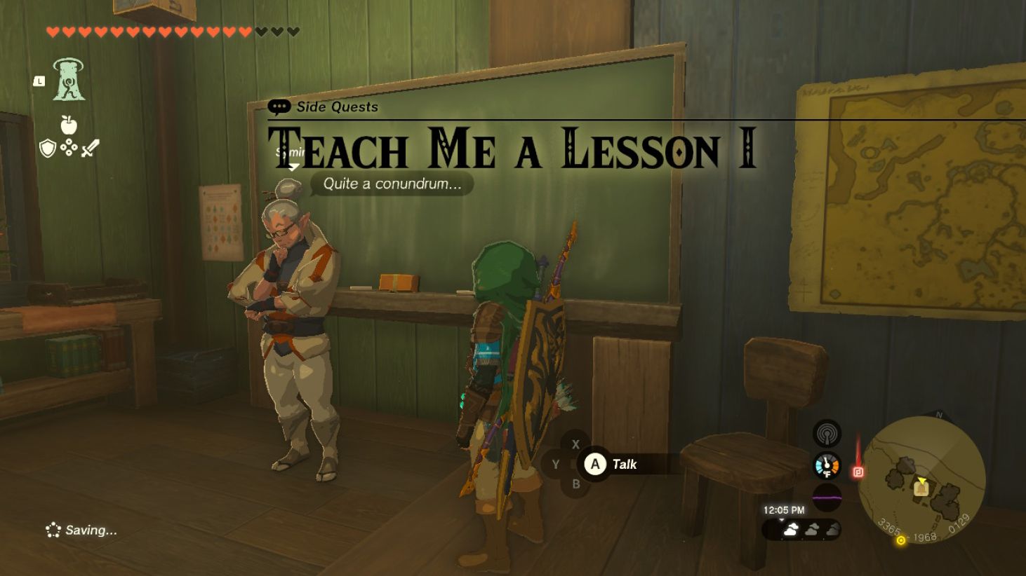 Teach Me a Lesson I - The Legend of Zelda: Tears of the Kingdom Guide