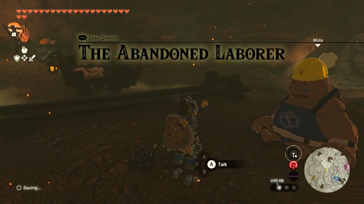 The Abandoned Laborer - The Legend of Zelda: Tears of the Kingdom Guide