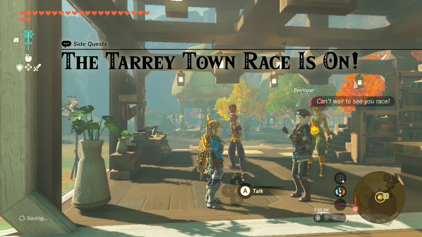 The Tarrey Town Race is On! - The Legend of Zelda: Tears of the Kingdom ...