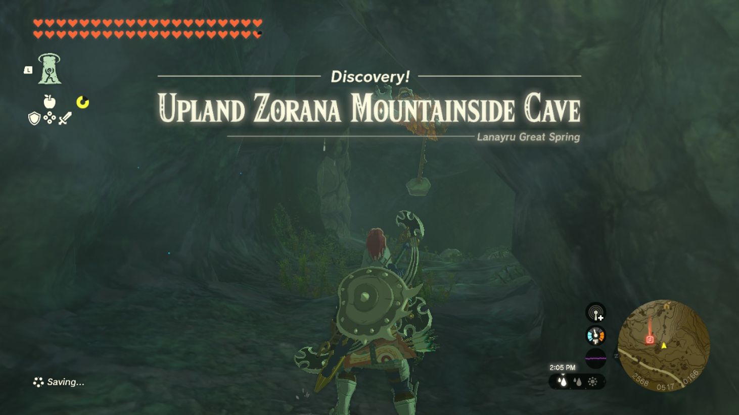Upland Zorana Mountainside Cave - The Legend of Zelda: Tears of the ...
